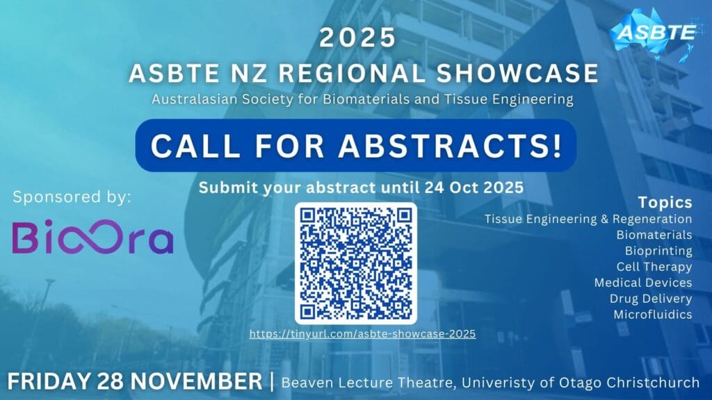 Come and attend 2025 Australasian Society for Biomaterials and Tissue ...
